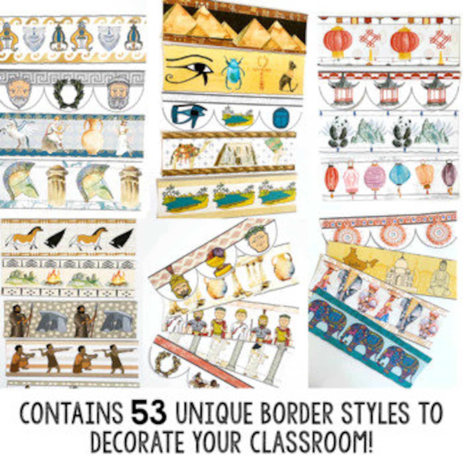 Ancient Civilizations Bulletin Board Kits - History Posters - Timelines ...
