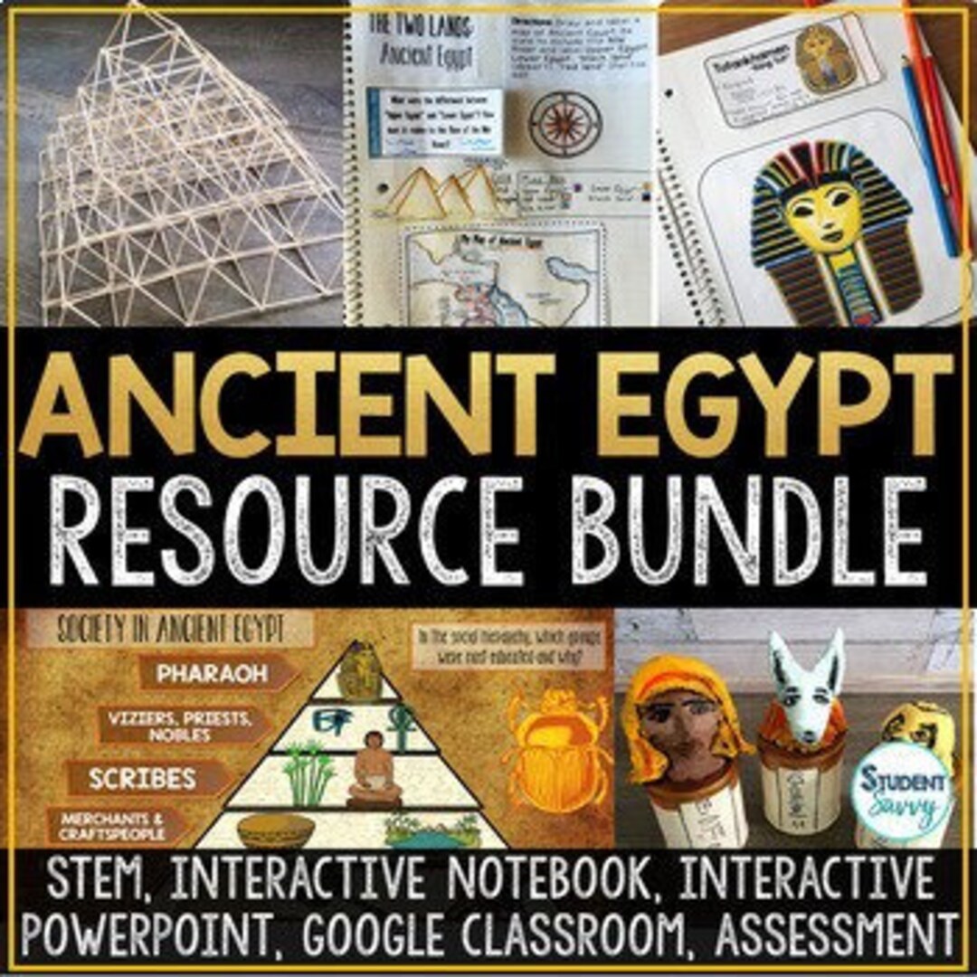 Ancient Egypt Activities Bundle Egypt Projects Lesson Plans Curriculum ...