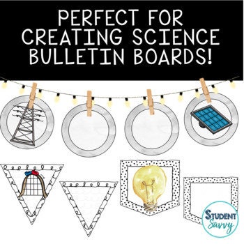 Energy Banners Printable | Types of Energy Elementary Classroom Decor ...