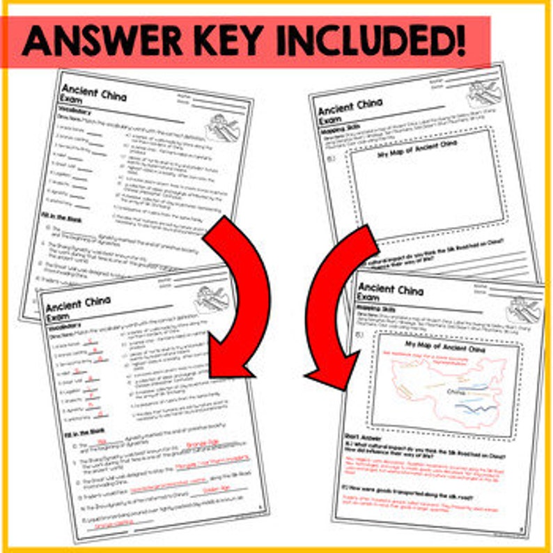 Ancient China Test Assessment | Ancient China Exam | Google Slides - Etsy