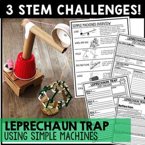 St. Patrick's Day STEM Challenges March STEAM Projects Activity ...