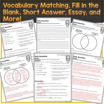 Early Byzantine Empire Test Exam Quiz Review | Justinian Code ...