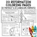 Reformation Posters Timelines Maps Coloring Pages - Protestant ...