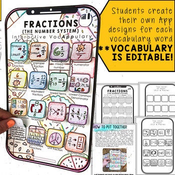 Math Vocabulary Bundle - Interactive Vocappulary™ | Digital Math Google ...