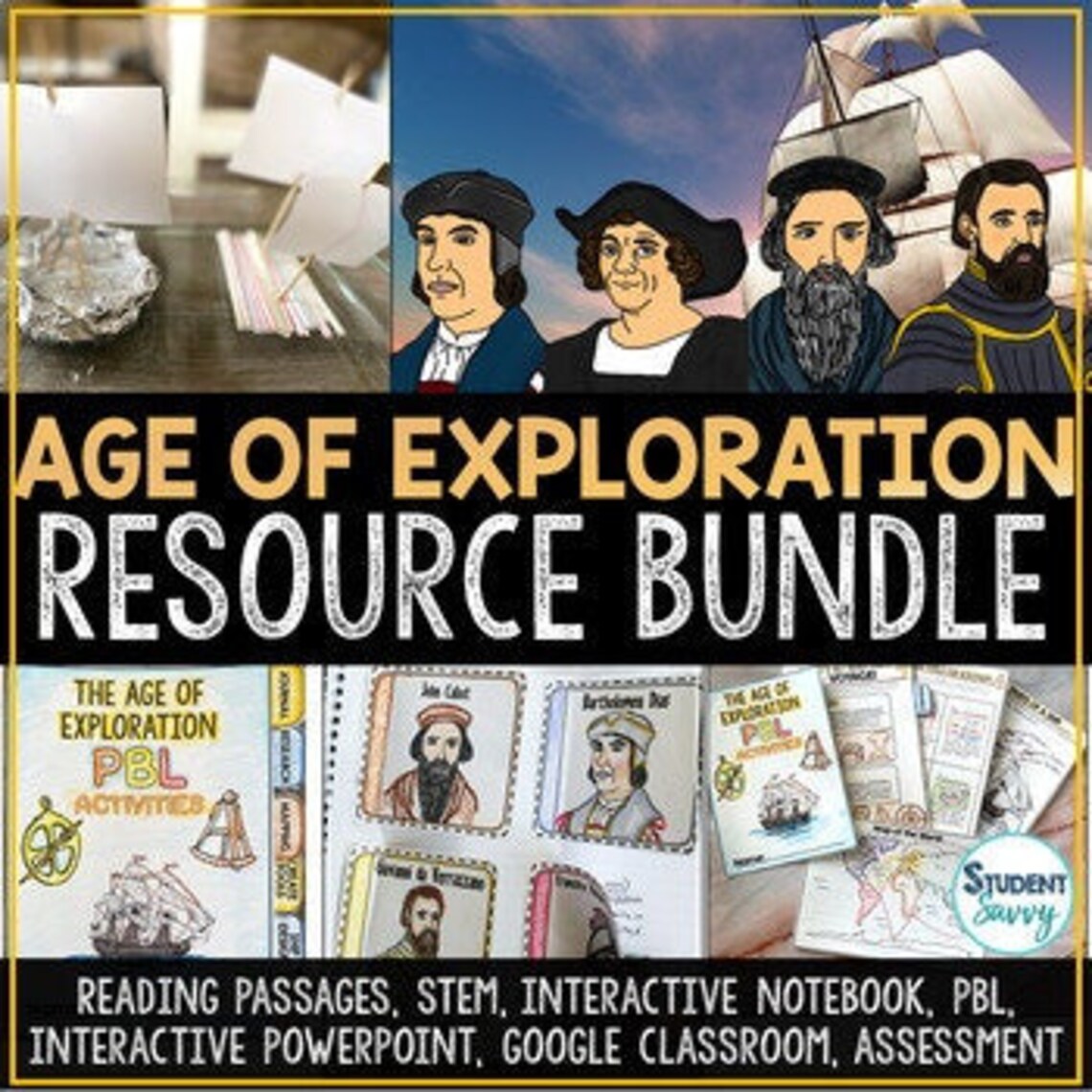 The Age of Exploration Activities | Early European Explorers Activities ...
