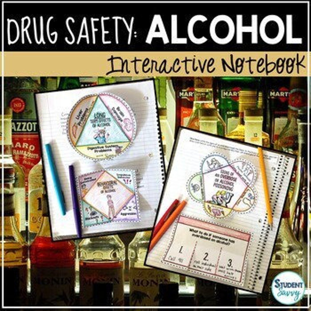 Drug Safety: Alcohol Prevention Interactive Notebook - Etsy