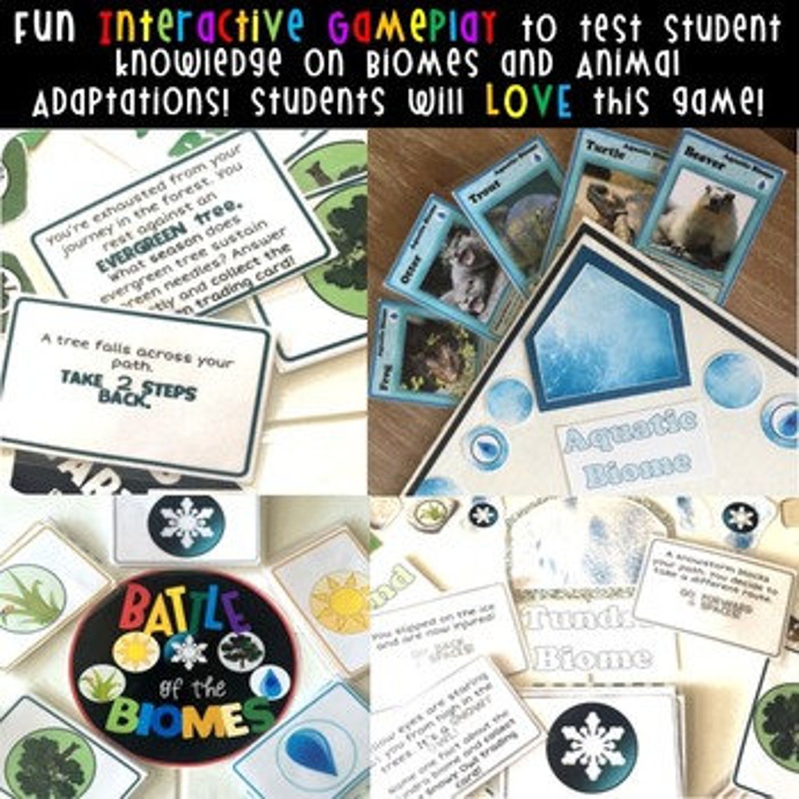 Biomes Game - Etsy