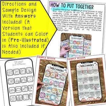 Earth Science Vocabulary Activities - Interactive Vocappulary™ - Etsy