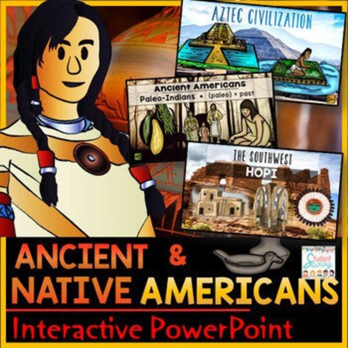 Native Americans Interactive Powerpoint Google Classroom Indigenous ...