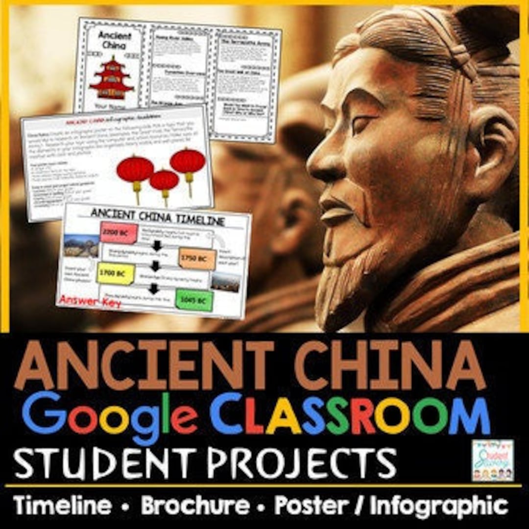 Ancient China Projects Google Slides - Timeline - Digital Activities ...