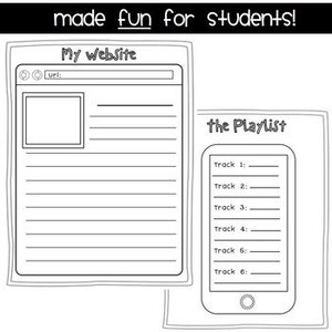 Graphic Organizer Interactive Notebook BUNDLE - Etsy