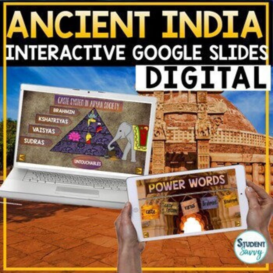 Ancient India Google Classroom Distance Learning India Google Slides - Etsy