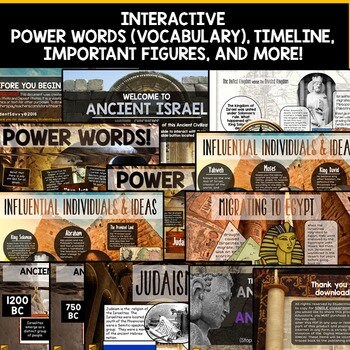 Ancient Israel Powerpoint Google Slides Activities Timeline Google ...