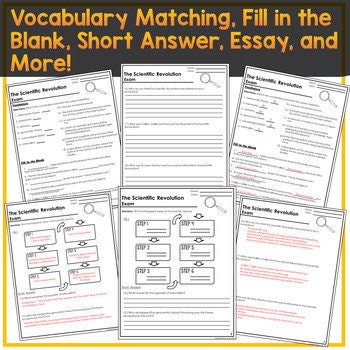 The Scientific Revolution Test - Exam Scientific Method Quiz Review - Etsy
