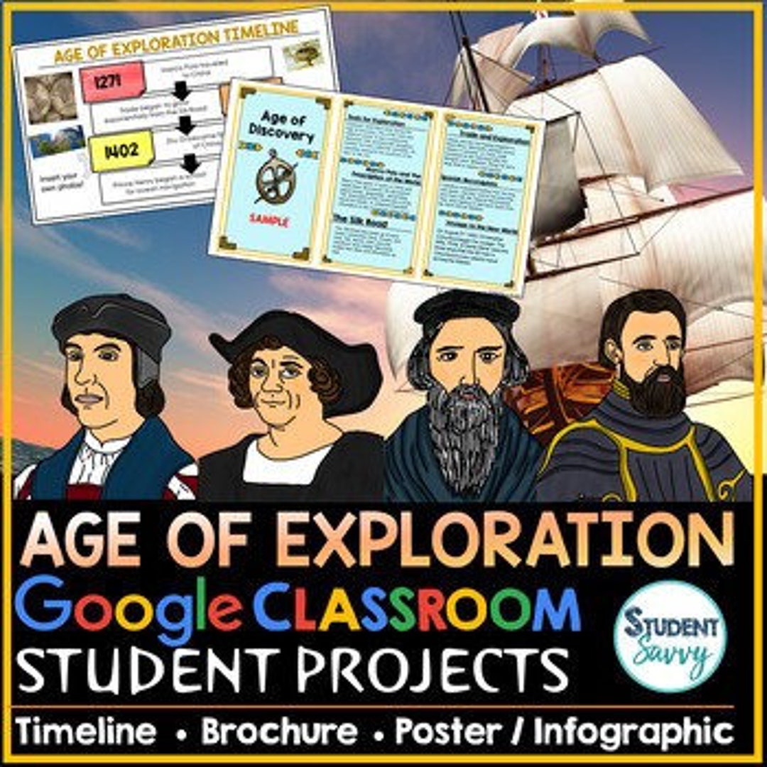 Age of Exploration Google Classroom Projects - Explorers Activities ...