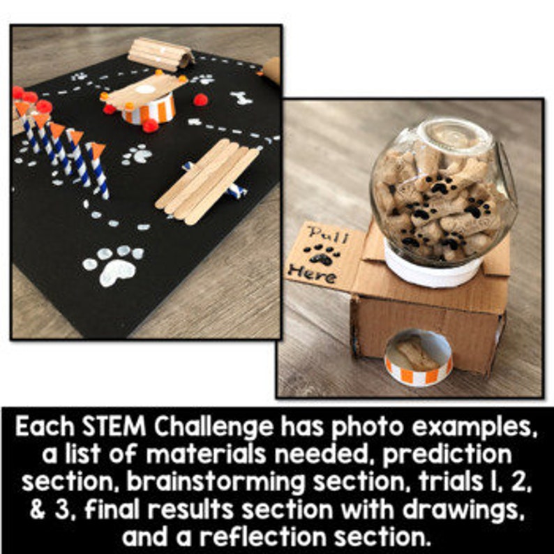 Dog Theme STEM Challenges STEAM Activities Agility Course Dog Treat ...