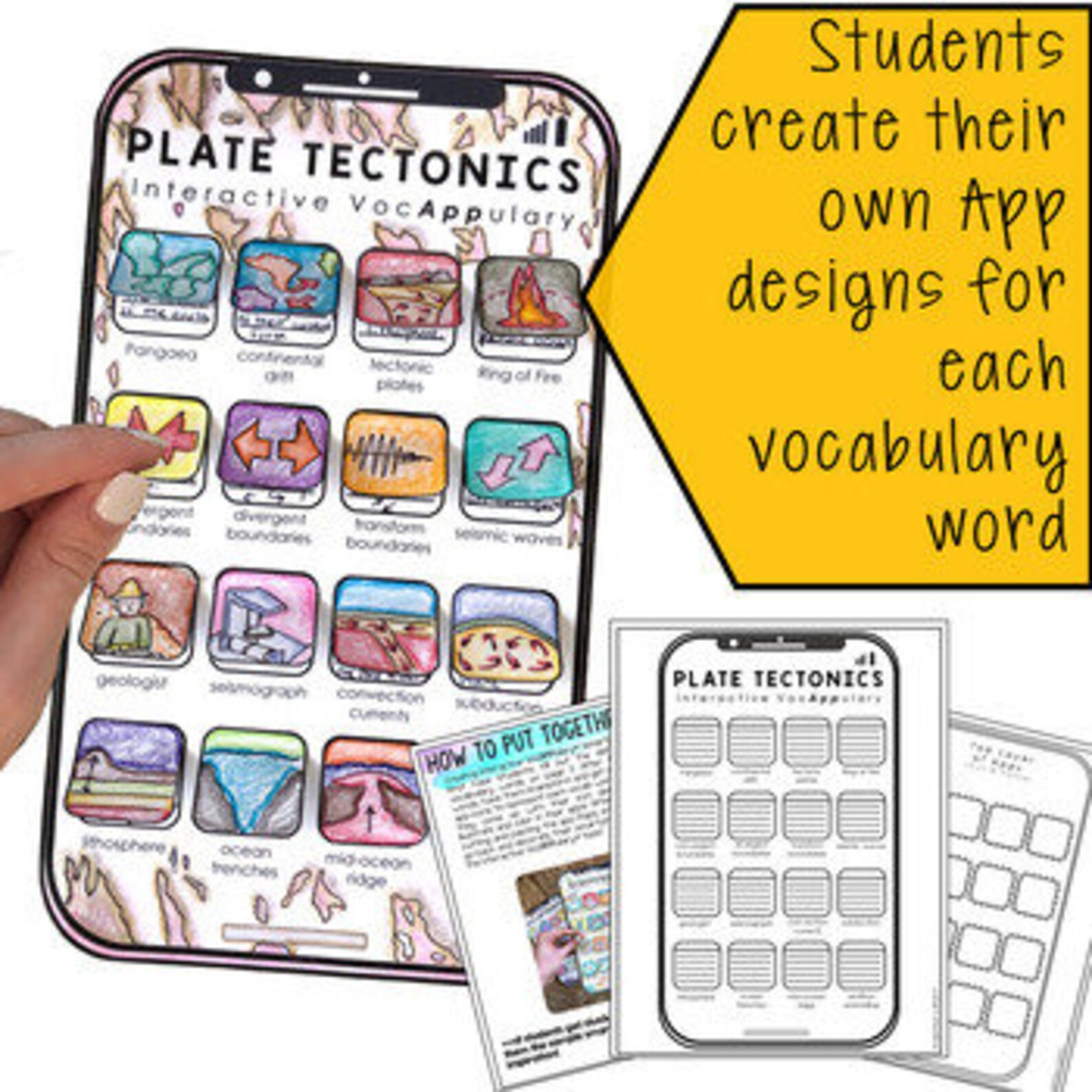 Plate Tectonics Projects Google Classroom Timeline Poster Tectonic ...