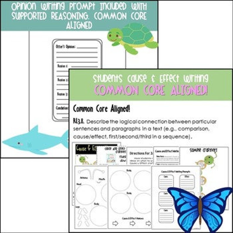 Writing Craftivities | Writing Craft Activities Cause and Effect ...