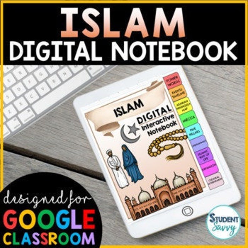 Islam Interactive Notebook Islamic World Digital Notebook Practices ...