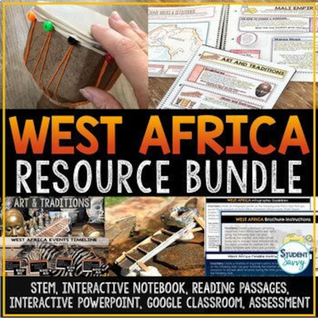West Africa Activities Resource Bundle Gold and Salt Trade Traditions ...
