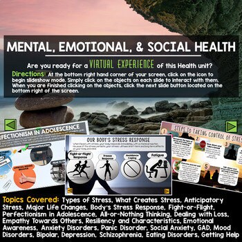 Mental Health Unit Social Health Interactive Powerpoint Google Slides ...