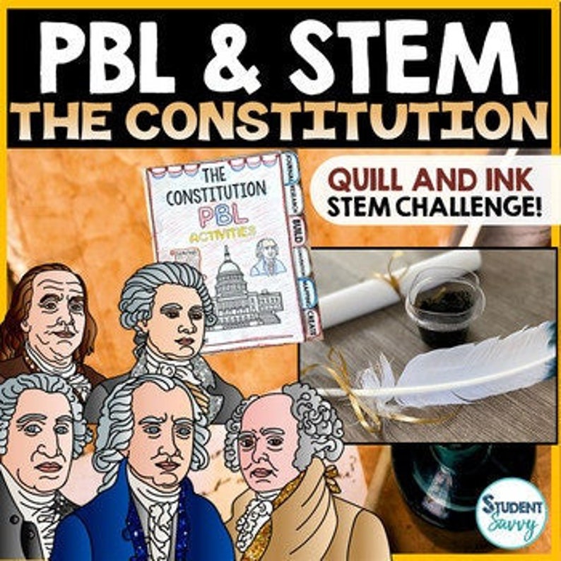 The Constitution PBL & STEM (project Based Learning) - Etsy