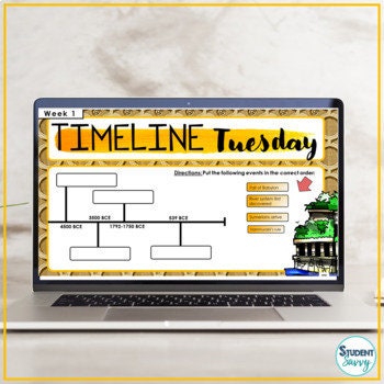 Ancient Mesopotamia Bell Ringers Warm Ups Morning Work Mapping Timeline ...