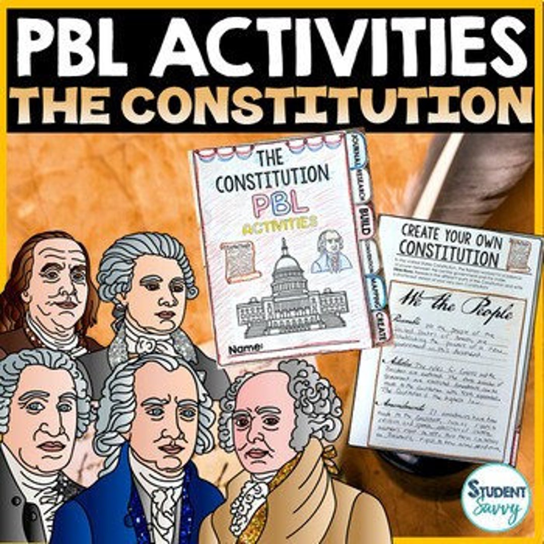 The Constitution PBL Activities | Constitutional Convention ...