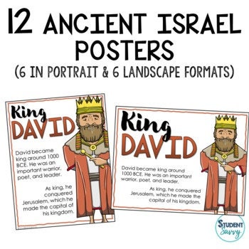 Ancient Israel Posters Israel Timeline Israel Map Classroom Posters - Etsy