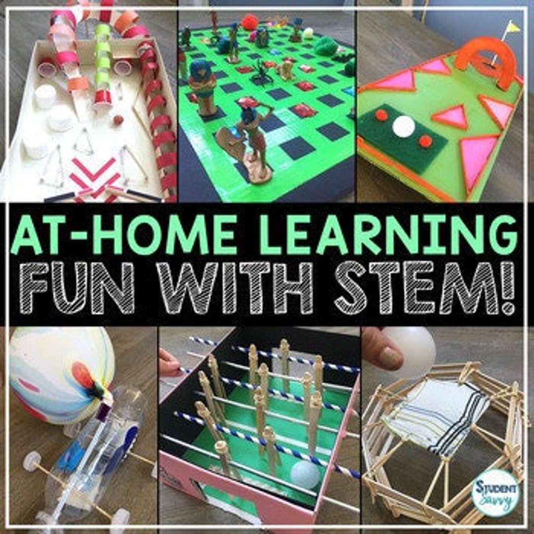 At Home STEM Challenges Homeschool - Activities Google Classroom - 50% ...