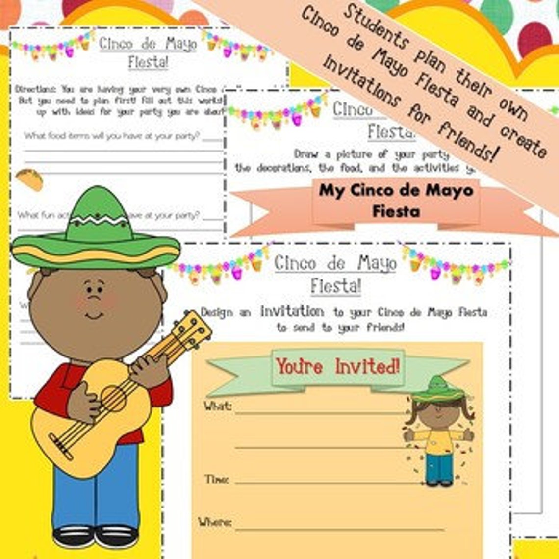 Cinco De Mayo - Educational & Fun Pack! - Etsy