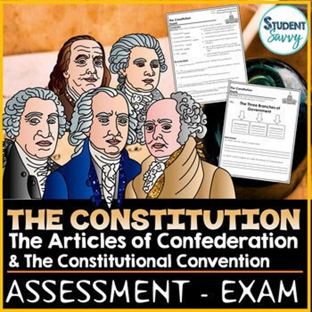 The US Constitution Exam Test Quiz - Three Branches of Government - Etsy