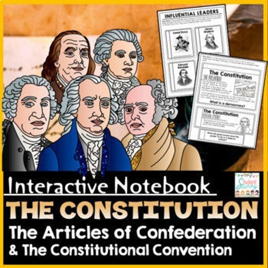 The Constitution Interactive Notebook Articles of Confederation ...