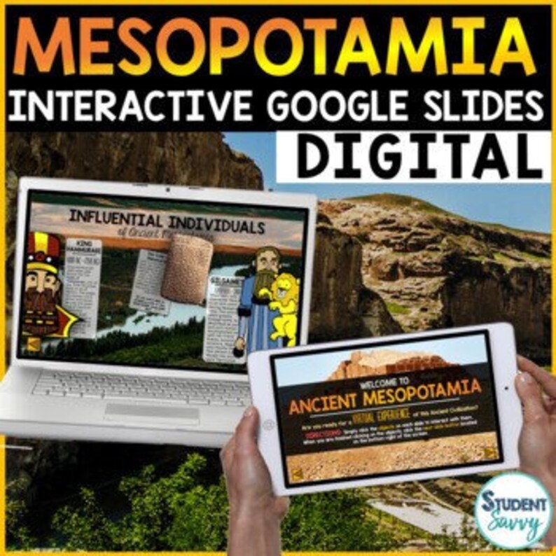 Mesopotamia Google Classroom Distance Learning | Interactive Digital - Etsy