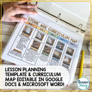 Stone Age Lesson Plans Templates Editable Google Docs | Curriculum ...