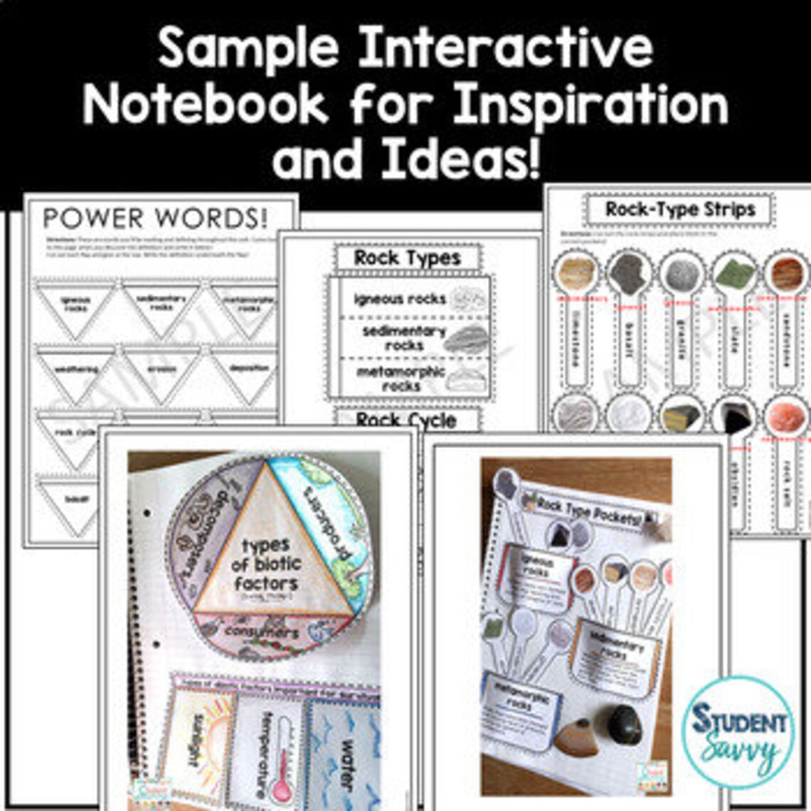 Editable Interactive Notebook Templates - All Subjects Printables - Etsy