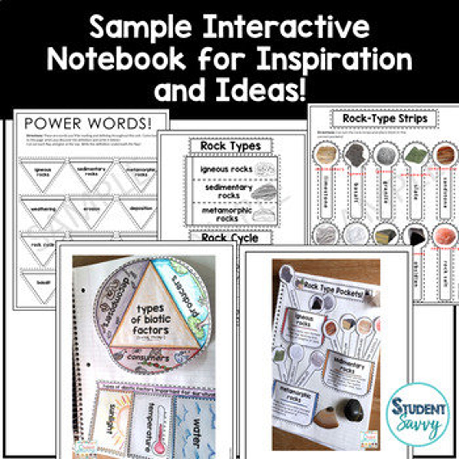 Editable Interactive Notebook Templates - All Subjects Printables - Etsy