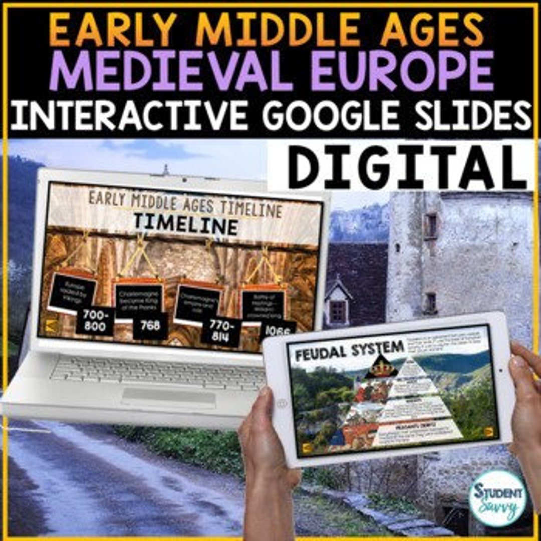Early Middle Ages Google Classroom Medieval Europe Google Slides - Etsy