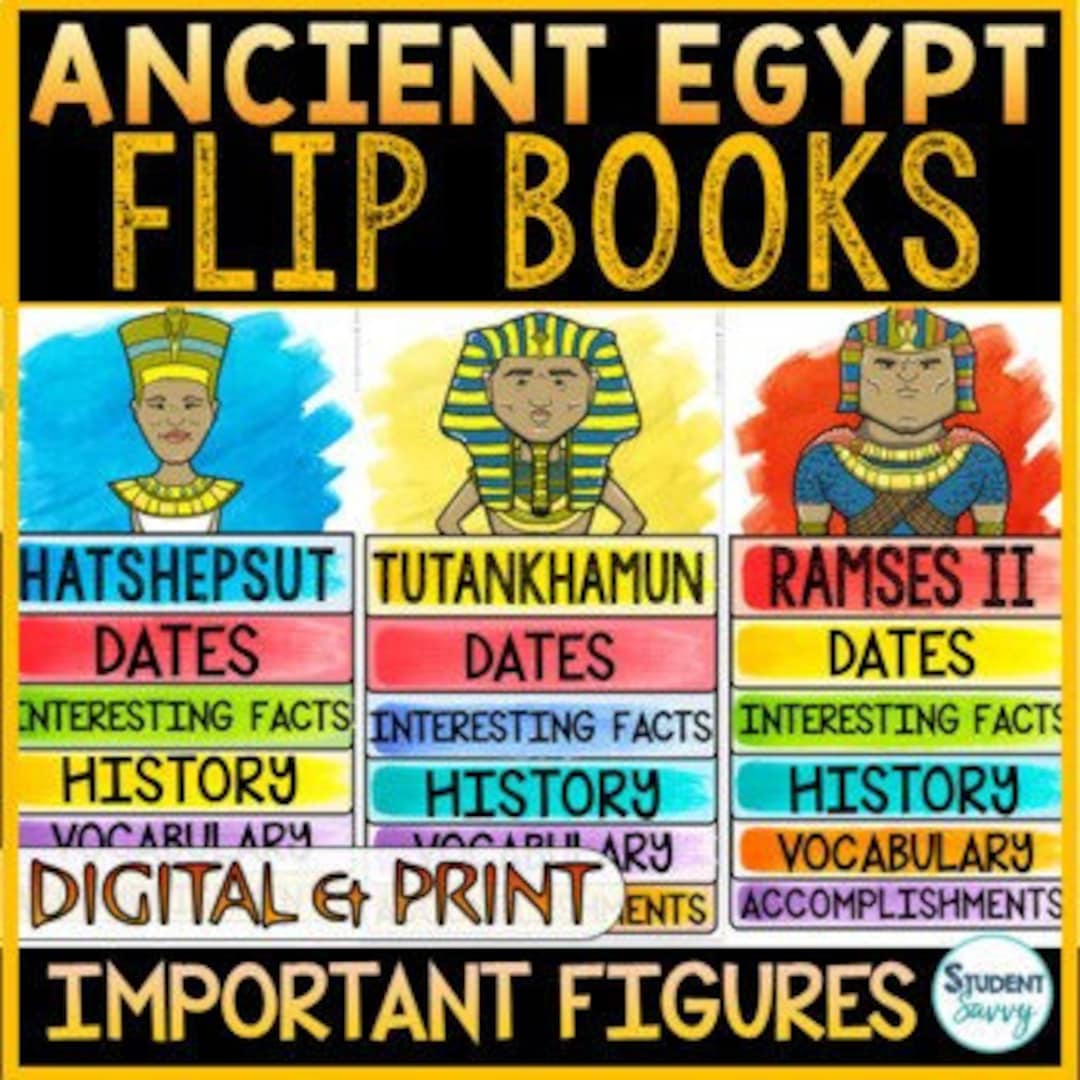 Ancient Egypt Projects Hatshepsut Tutankhamun, Ramses II, Thutmose III ...