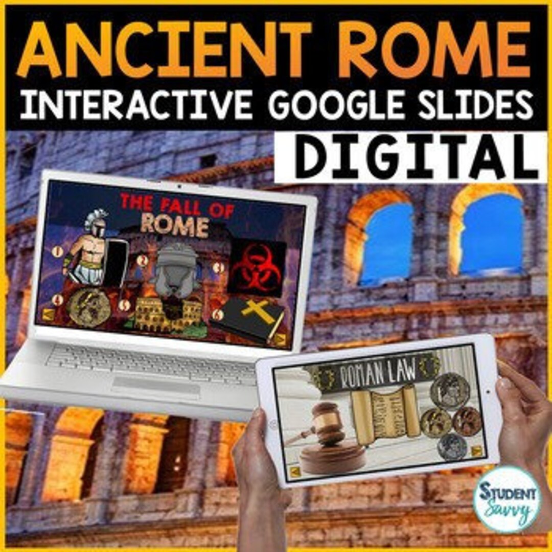 Ancient Rome Google Classroom Distance Learning Rome Google Slides - Etsy