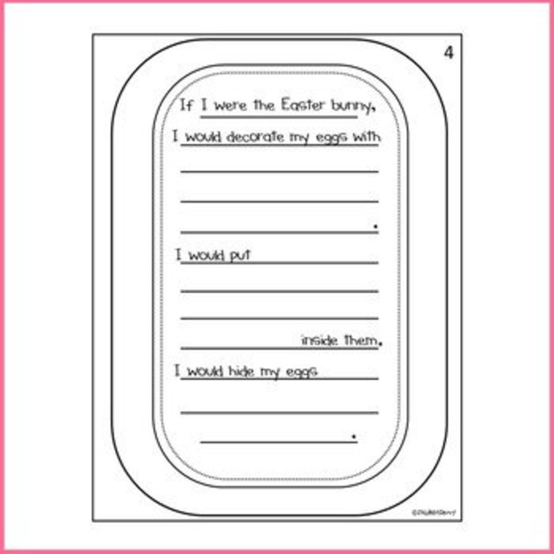 Easter Bunny Craftivity! - Etsy