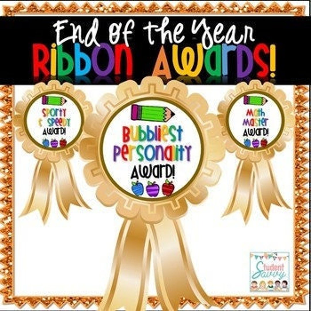 End of the Year Awards - Ribbon Awards Classroom Superlative - Etsy