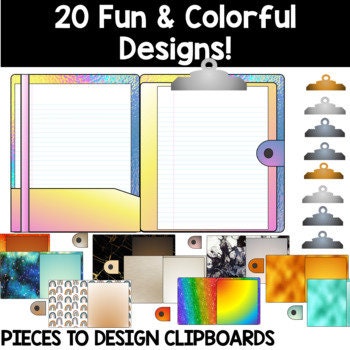 Clipfolio Clipboard Clipart Movable Pieces | Clip Art for Distance ...