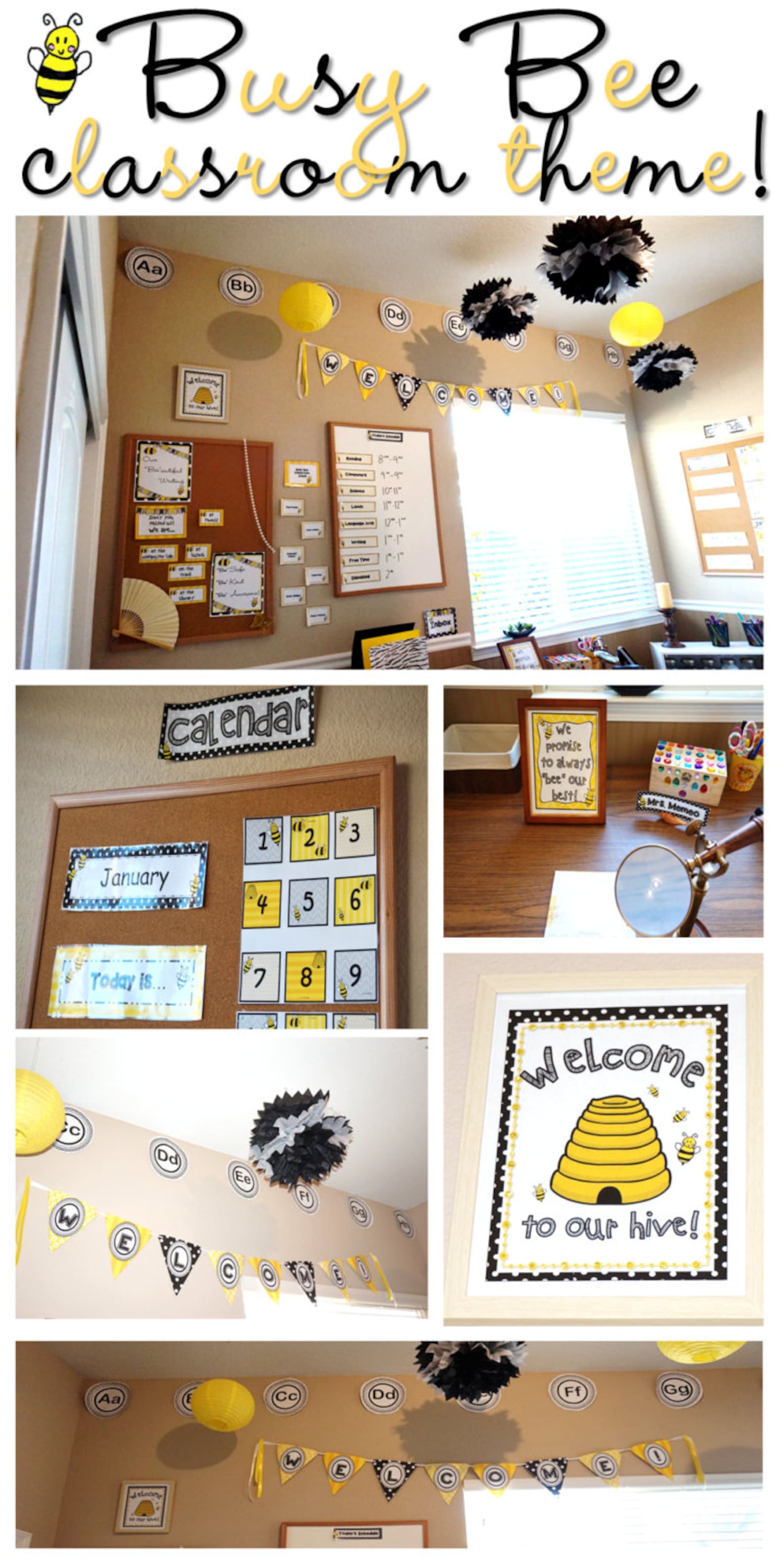 Bee Theme Classroom Decor - Etsy