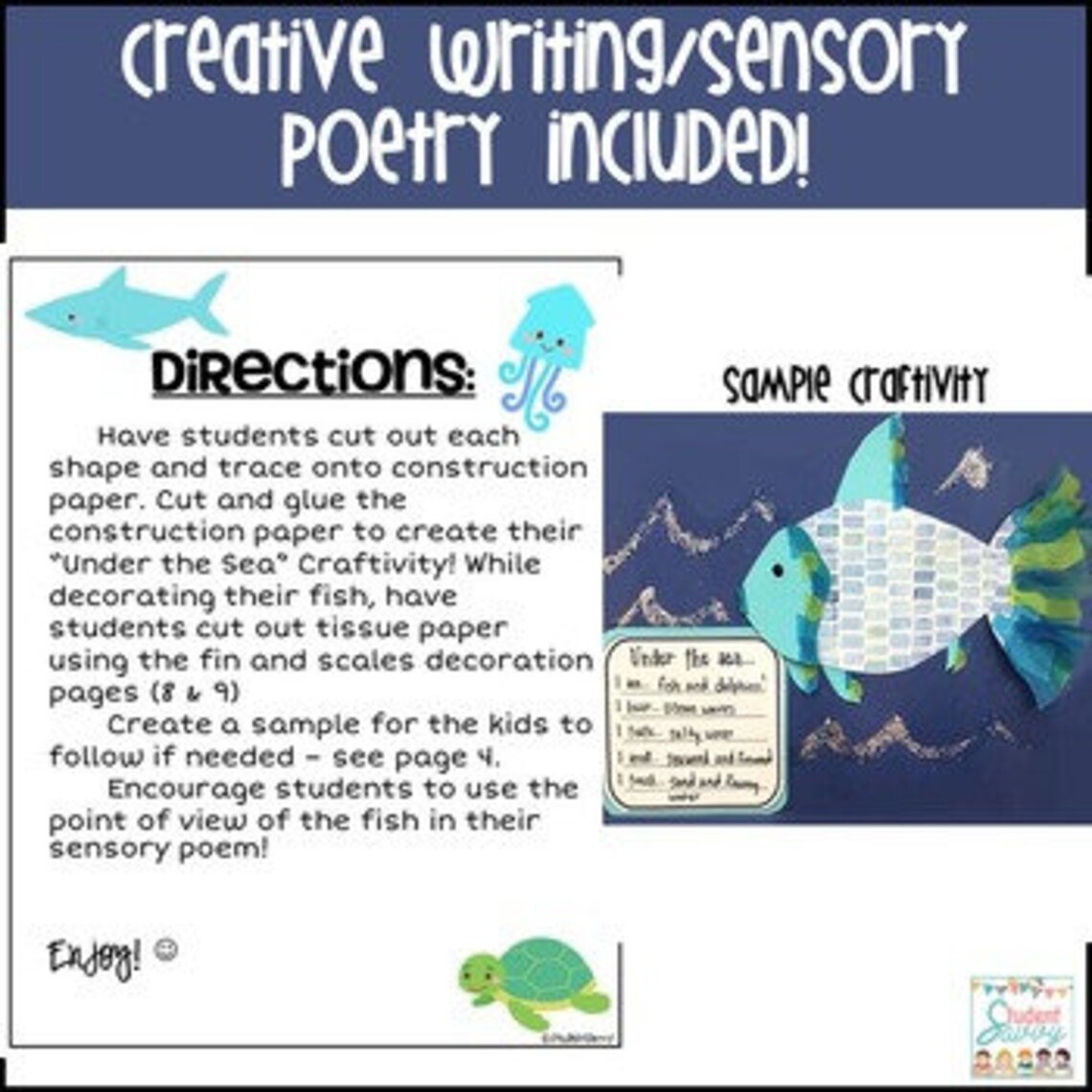 Ocean Craftivity - Etsy