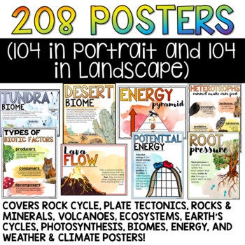 Earth Science Bulletin Board Kits - Science Posters - Borders Banners ...