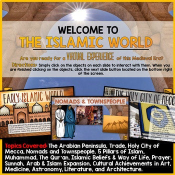 Islam Powerpoint Google Slides Google Classroom Activities Timeline - Etsy