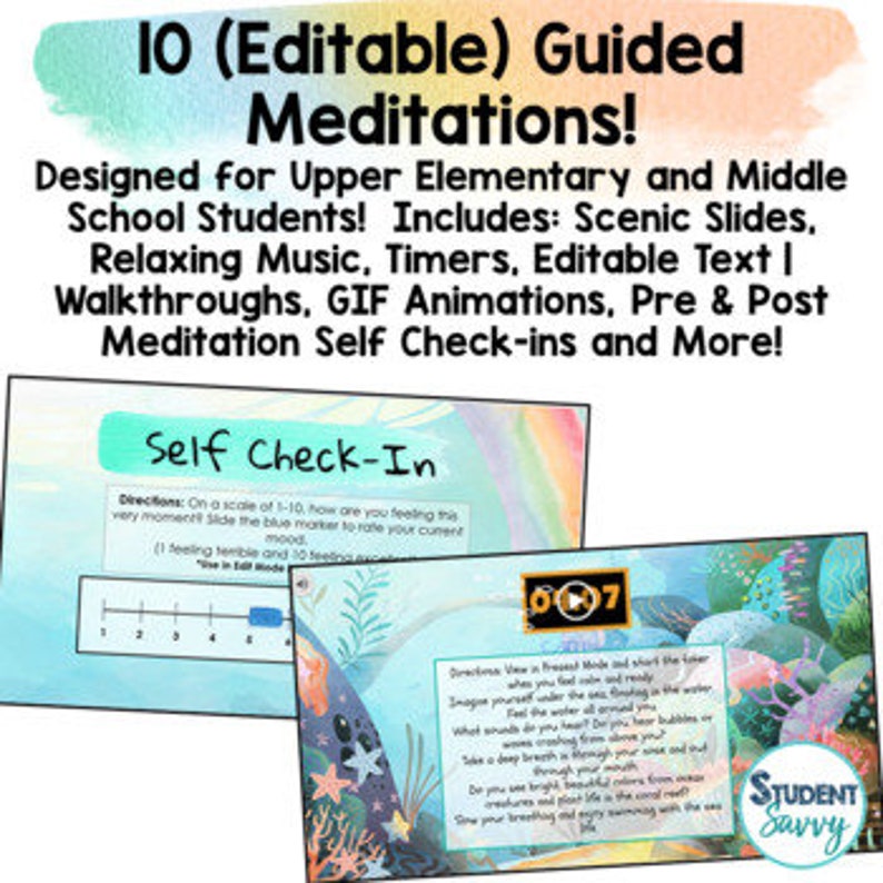 Mental Health Awareness Month Check in Guided Meditation Mindfulness ...