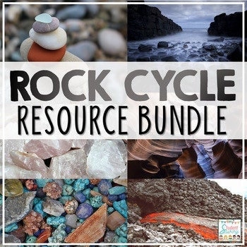 Rock Cycle Activities Resource Bundle | Rock Weathering Erosion ...
