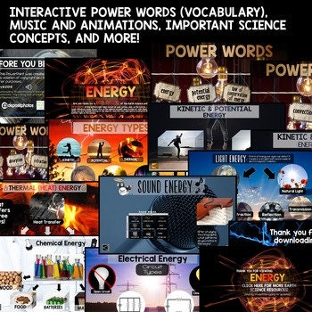 Energy Powerpoint | Interactive Powerpoint and Google Slides Energy ...